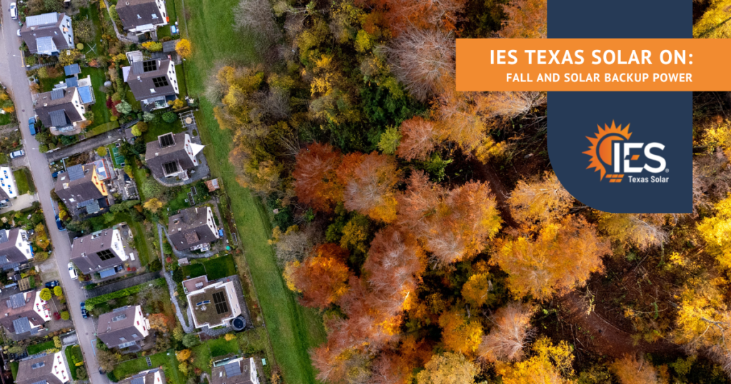 Fall and Solar Backup Power - IES
